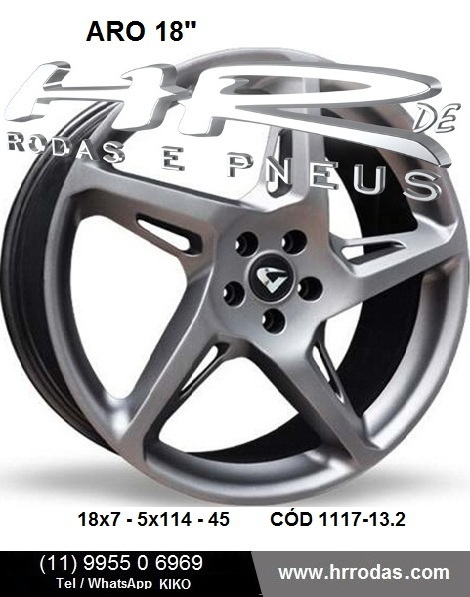 4 RODAS 18 X 7 – FUR – 5 X 114 – ET 45 VOLCANO ROCKET | HR Rodas e ...