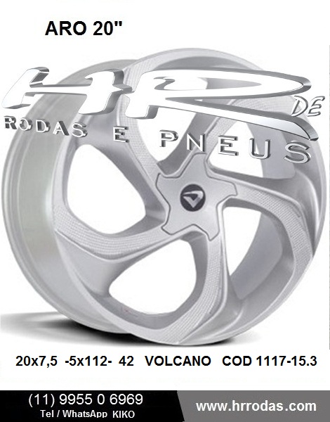 4 RODAS 20 X 7,5 – FUR – 5 X 112 – ET 42 VOLCANO CONCEPT | HR Rodas e ...